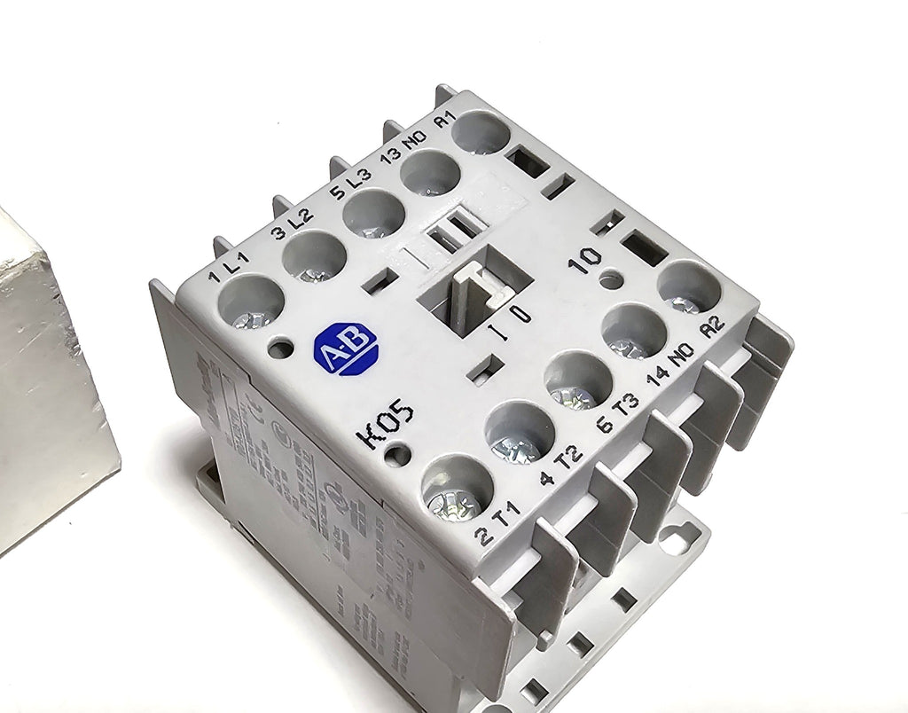 Allen Bradley 100-K05ZJ10 Contactor 24VDC 3-Main Poles 1-N/O Aux Conta – PLC BARN