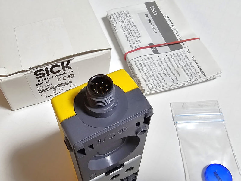 Sick ES11-SC4D8 Safety Interlock Command Device E-Stop / Reset Station ...