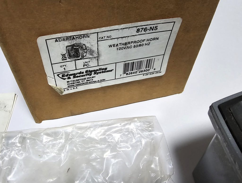 Edwards 876-N5 Adaptahorn Weatherproof Horn 120VAC - New – PLC BARN