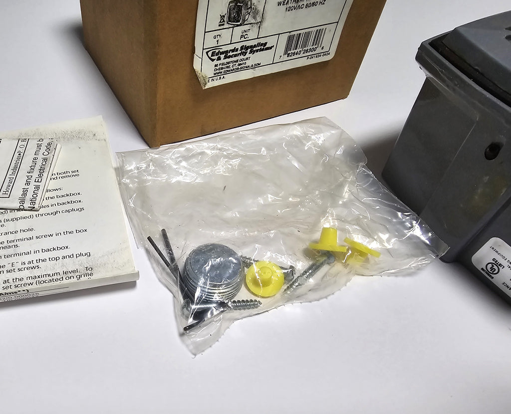 Edwards 876-N5 Adaptahorn Weatherproof Horn 120VAC - New – PLC BARN