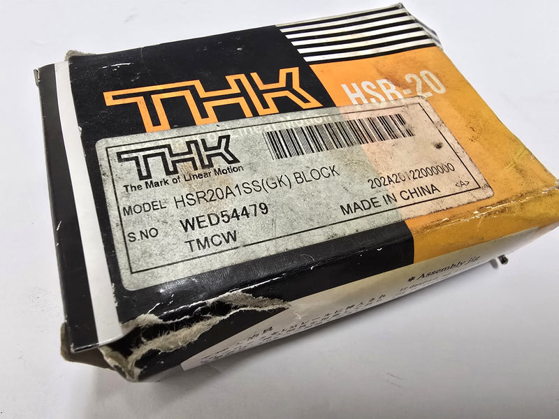 THK HSR20A1SS(GK) Linear Bearing Block - New – PLC BARN