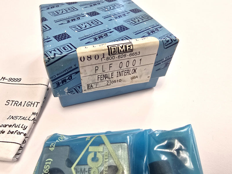 DME PLF0001 Interlock Straight Side Lock Female Width -1.500 - New ...