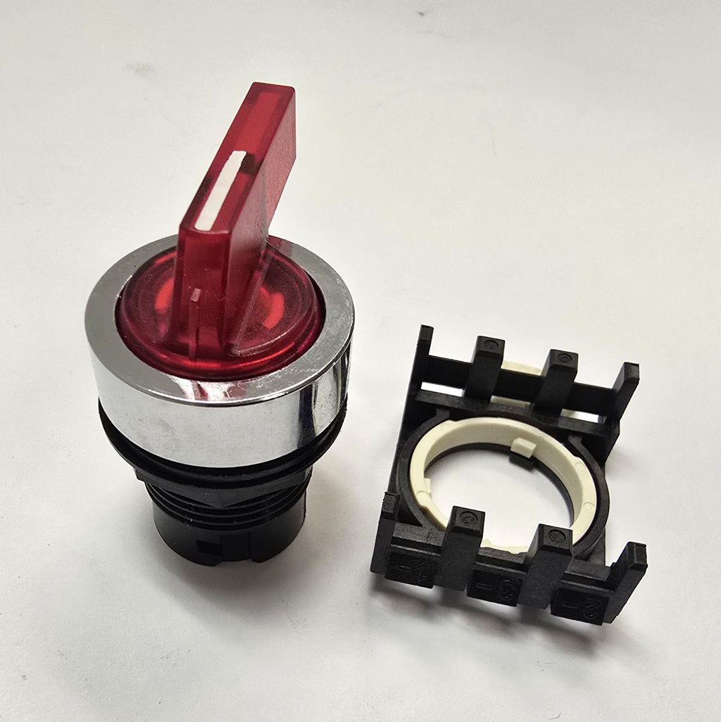 AGUT PZS-J3PD2 3-Position Selector Switch Cam 2 Red Lever & Contact Mo ...