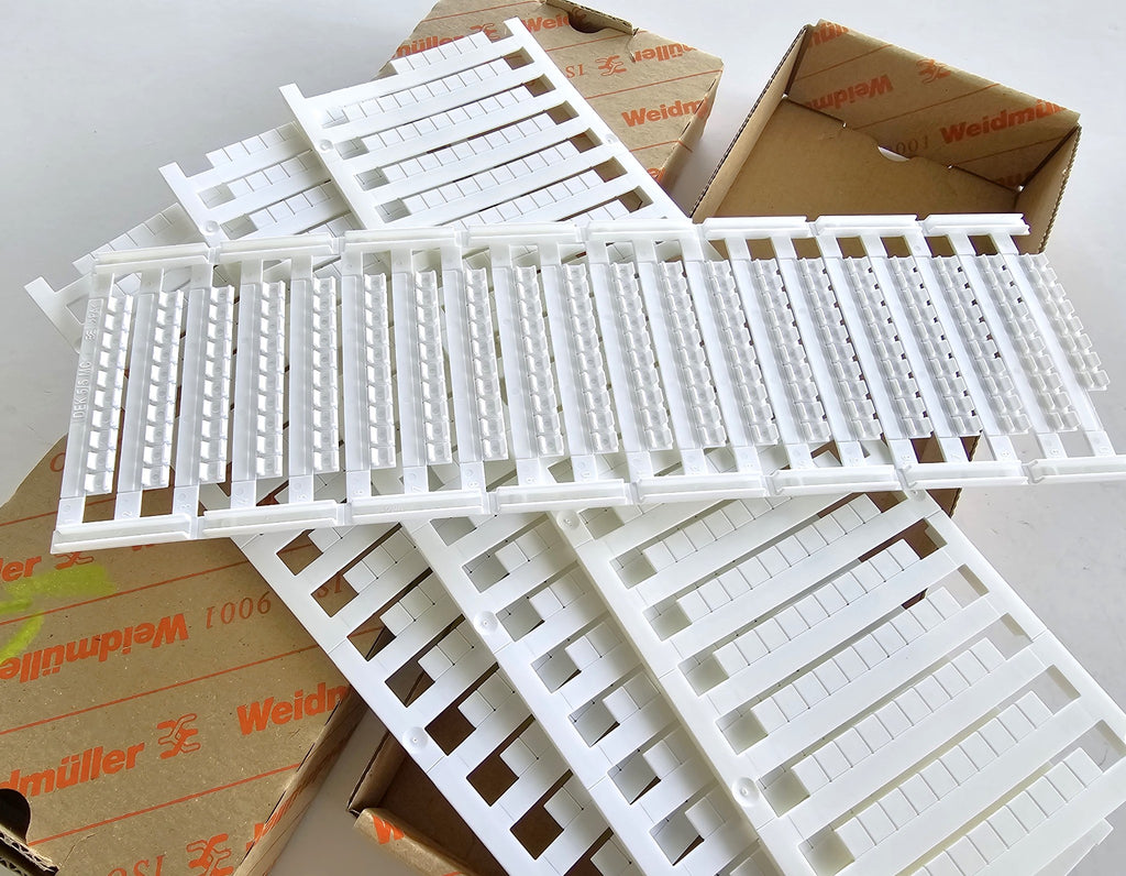Weidmuller 1609801044 DEK 5/5 MC NE WS Terminal Markers Partial Box ...