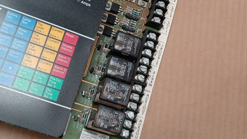 MICRO 1 -EV Chemetronics Fire Control 7-010-0450 CPU Panel & AGC-4 Pow ...