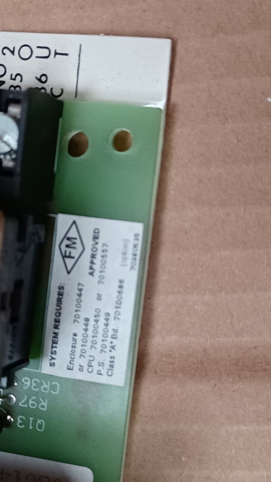 MICRO 1 -EV Chemetronics Fire Control 7-010-0450 CPU Panel & AGC-4 Pow ...