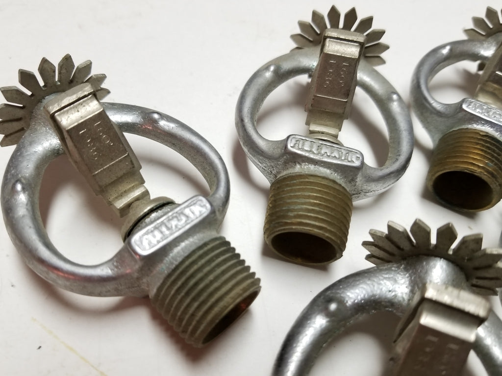 Lot of 5 Vintage Ornate Firematic Fire Sprinkler Heads 1986 160 Deg ...