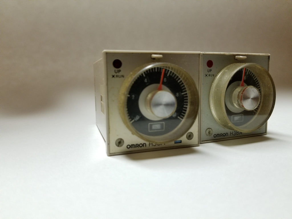 Lot of 2 Omron H3BA-8 Timer / Relay Counters – PLC BARN