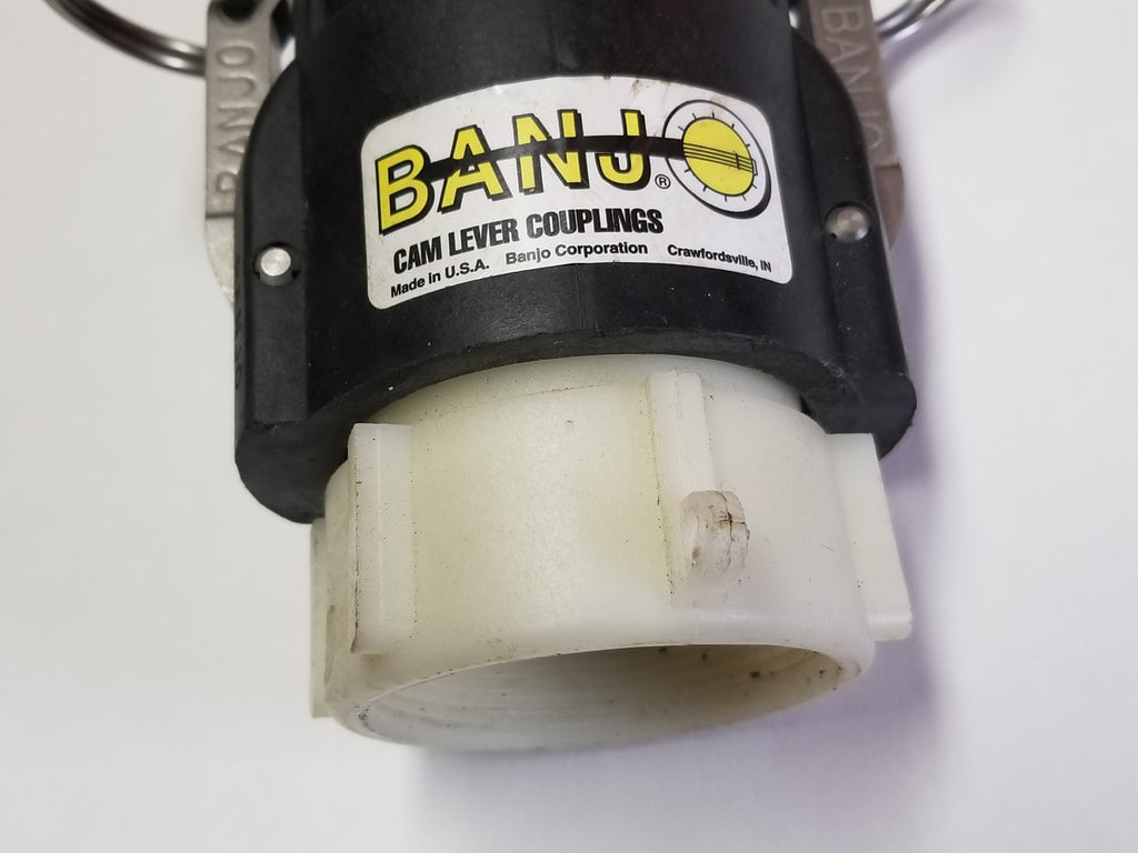 BANJO 200D 2" Cam Lever Coupling w/ 3/4" Reducer & 3/4" Hose Fitting ...
