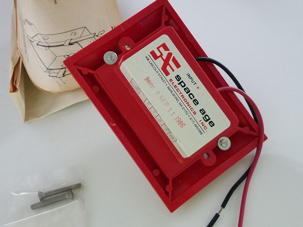 NOS! Space Age Electronics Halon Discharge Fire Alarm Indicator Light ...