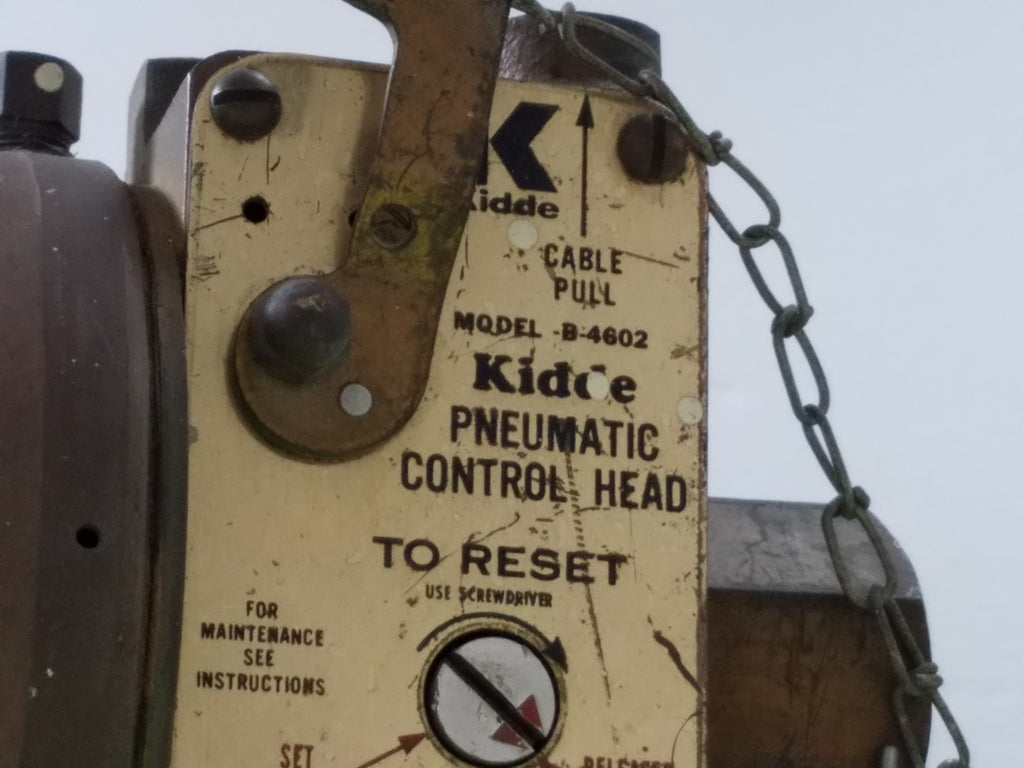 Kidde 872318 Pneumatic Control Head Model B-4602 – PLC BARN