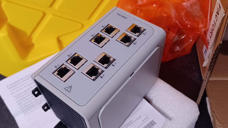 Allen Bradley 1783-MX08T Ser:A Stratix 8000 Managed Ethernet Switch ...