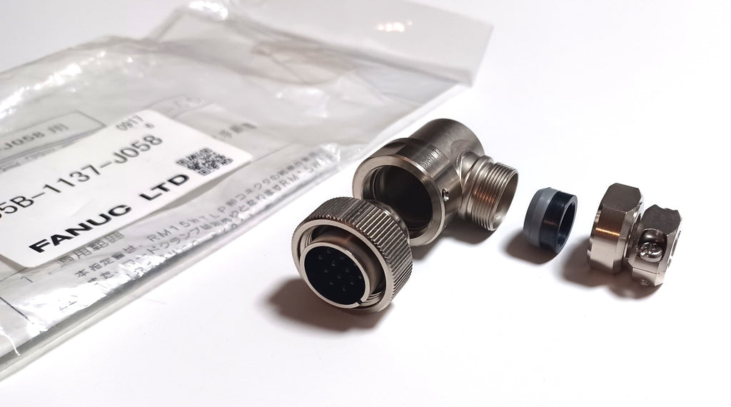 Fanuc A05B-1137-J058 12 Pin EE Elbow Connector Assembly – PLC BARN