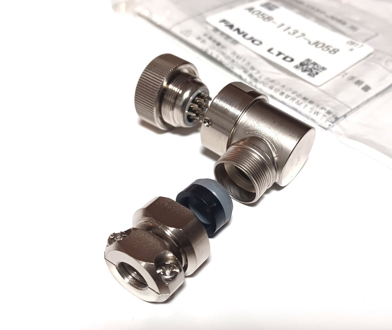 Fanuc A05B-1137-J058 12 Pin EE Elbow Connector Assembly – PLC BARN
