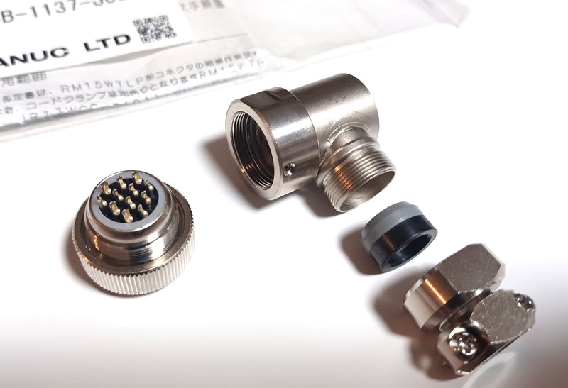 Fanuc A05B-1137-J058 12 Pin EE Elbow Connector Assembly – PLC BARN