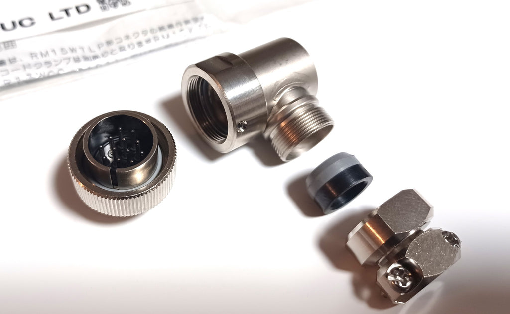 Fanuc A05B-1137-J058 12 Pin EE Elbow Connector Assembly – PLC BARN