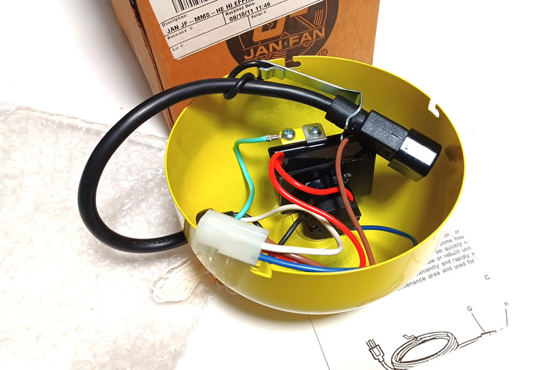 Jan-Fan JF-MMS-HE Modular Motor End Dome – PLC BARN