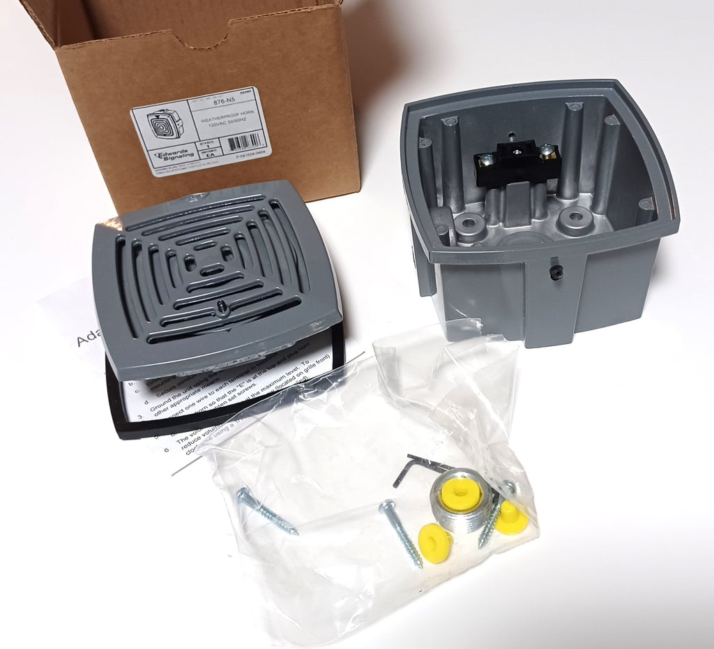 Edwards Signaling Adaptahorn 876-N5 Weatherproof Horn 120VAC New in Bo ...