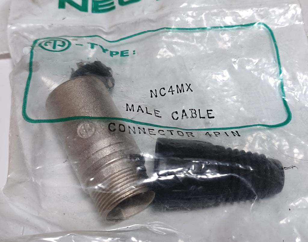 Neutrik NC4MX & NC4FX 4-Pin Male & Female Cable Connectors ( Lot of 3 ...