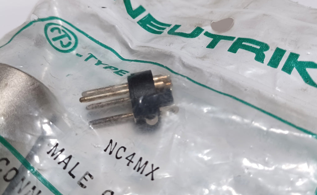 Neutrik NC4MX & NC4FX 4-Pin Male & Female Cable Connectors ( Lot of 3 ...