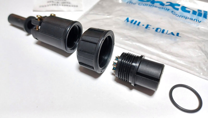 Conxall MIL-E-QUAL CXS3106A14S6S300 6-Pin Female Connector Assembly ...