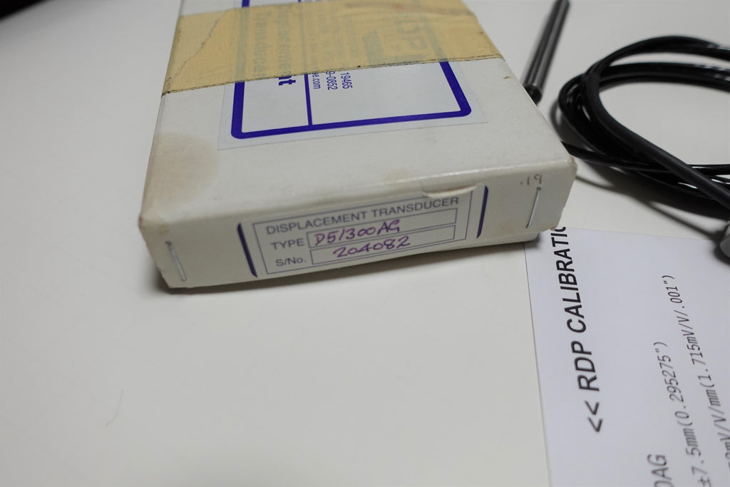RDP Group D5/300AG Electrosense Displacement Transducer LVDT D5 – PLC BARN