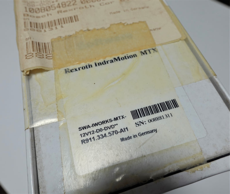 Rexroth SWA-IWORKS-MTX-12VRS-D0-DVD* IndraWorks Operation R911334570 ...