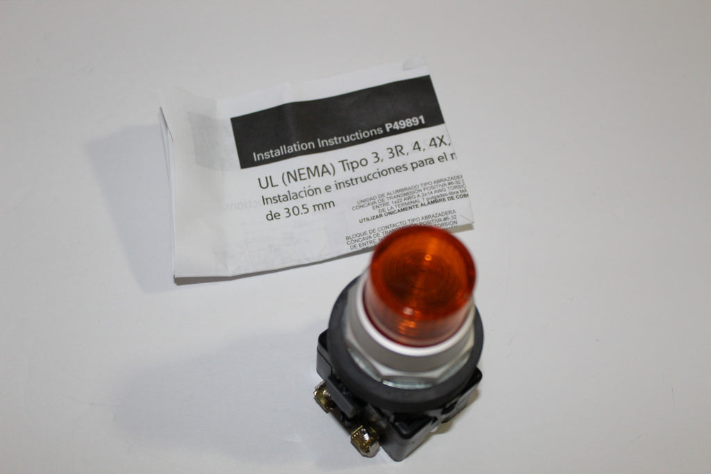 Eaton HT8GBAV3 Illuminated Amber Push Button 24V – PLC BARN